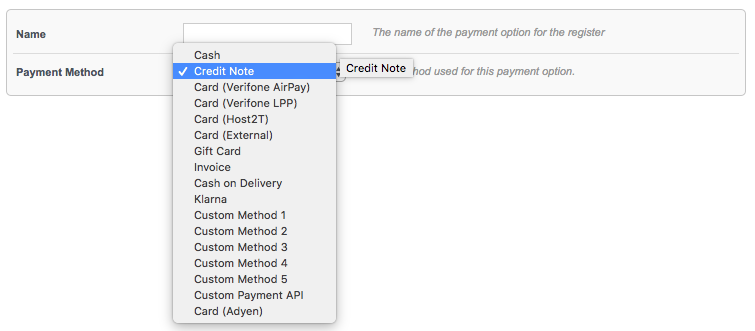 External payment options – Sitoo Support