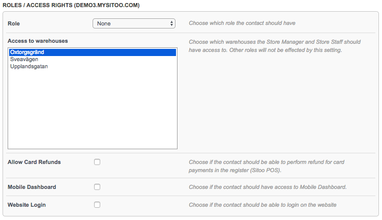 Adding a new user – Sitoo Support